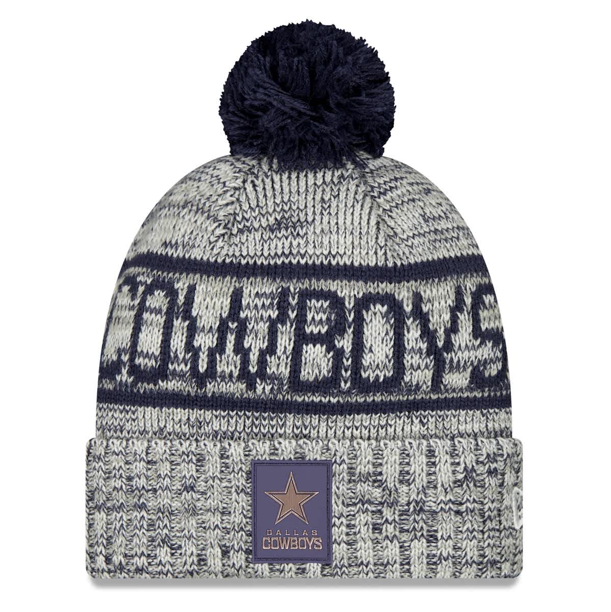 New Era Men's New Era Gray Dallas Cowboys 2025 Sideline Cold Weather ...