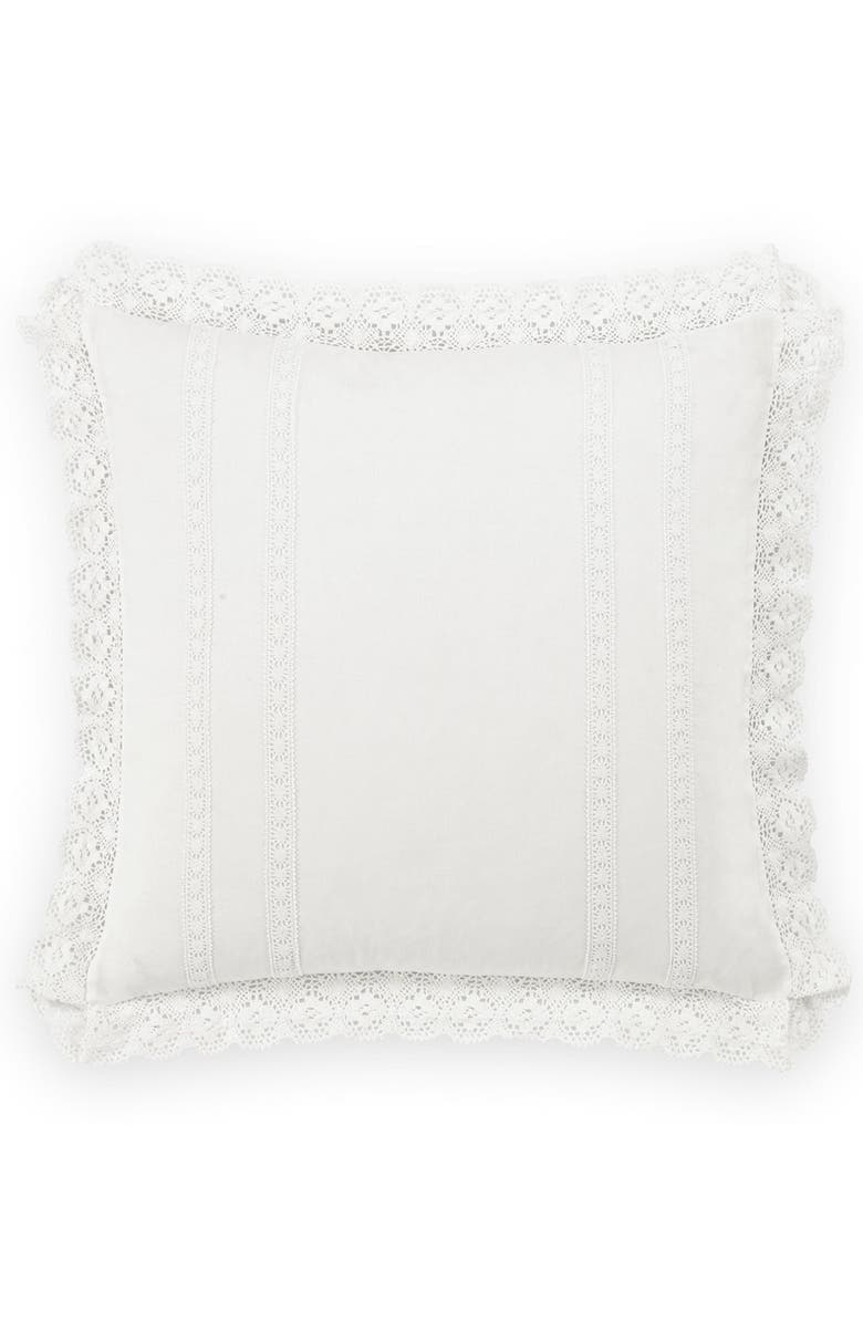 Laura Ashley Annabella White European Sham Pair | Nordstromrack