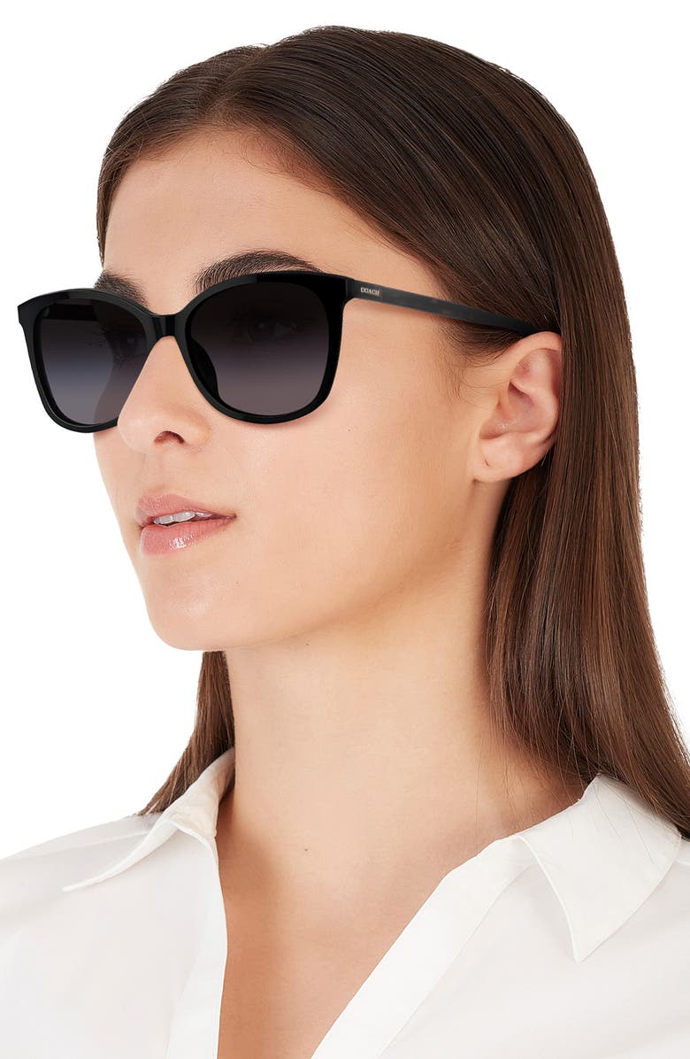 COACH 57mm Gradient Cat Eye Sunglasses | Nordstromrack