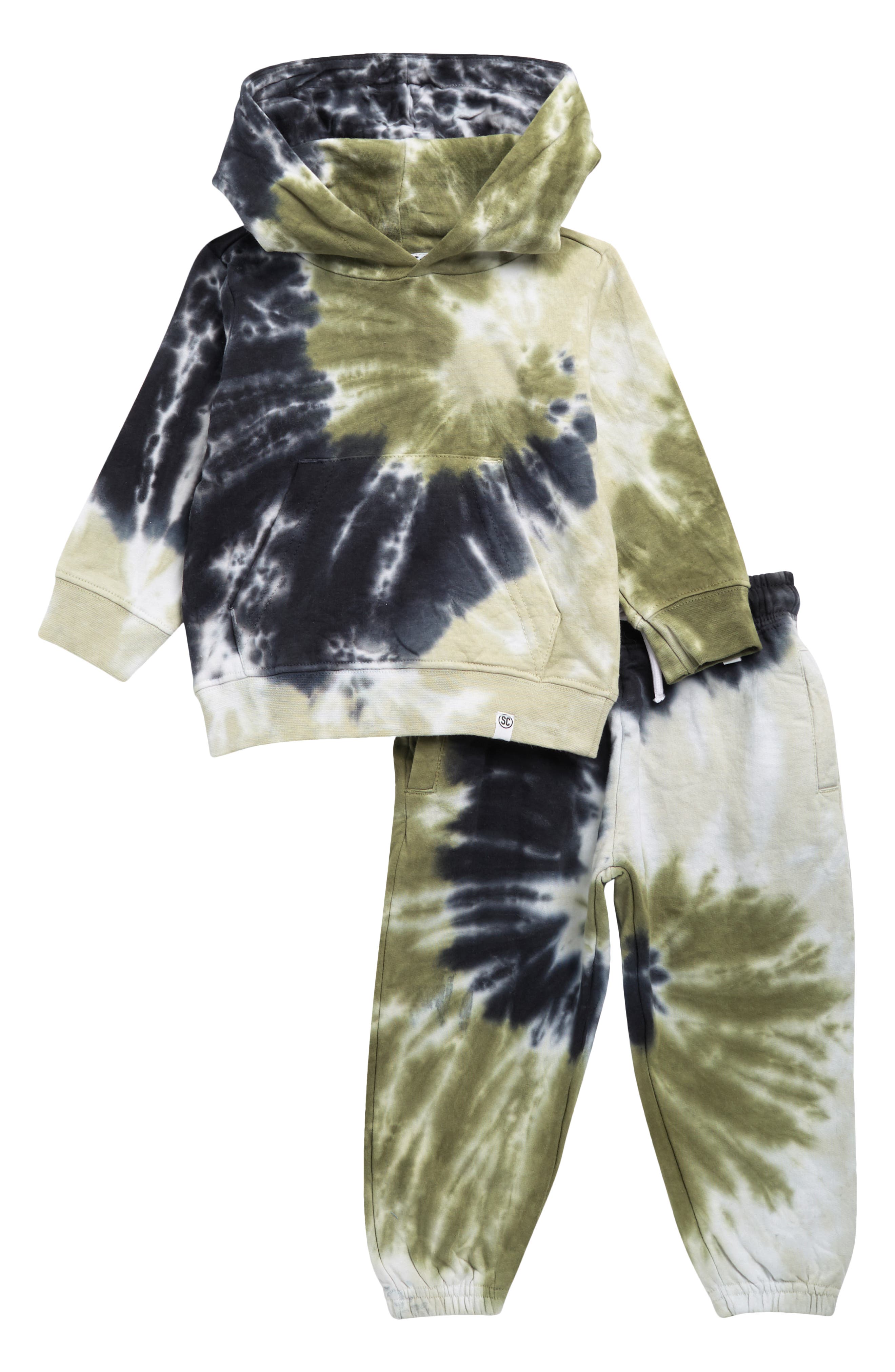Sovereign Code Otis Tie Dye Hoodie & Joggers Set | Nordstromrack