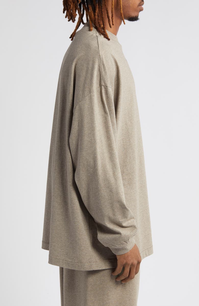 Fear of God Essentials Oversize Long Sleeve Logo Patch T-Shirt ...