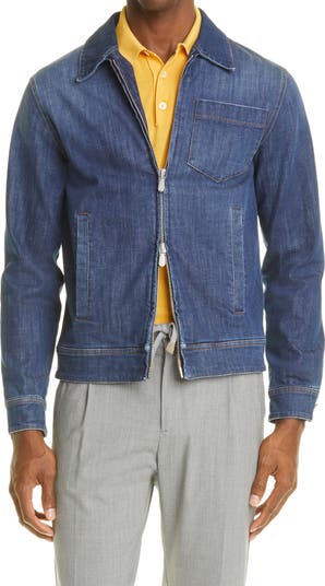 Eleventy Zip Denim Jacket | Nordstrom
