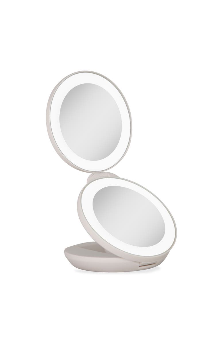 Zadro Lighted Travel Mirror with Magnification & Folding-to-Compact ...