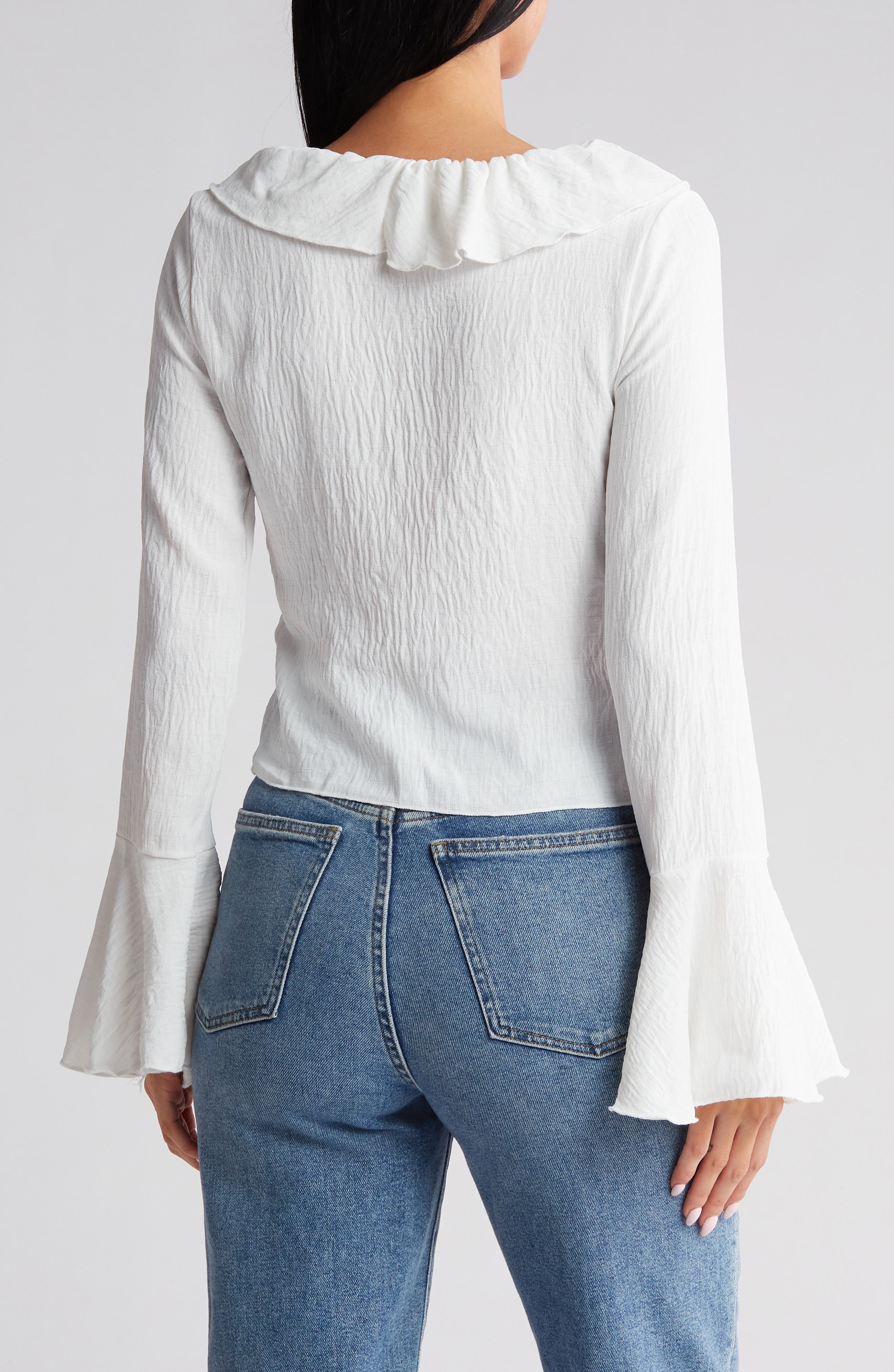 VICI Collection Fresh and Fancy Ruffle Crop Top (Women) | Nordstromrack