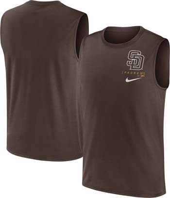 Nike Men's Nike Brown San Diego Padres Large Logo Muscle Tank Top ...