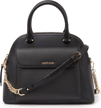 Calvin Klein Chained Daytona Leather Dome Bag | Nordstromrack