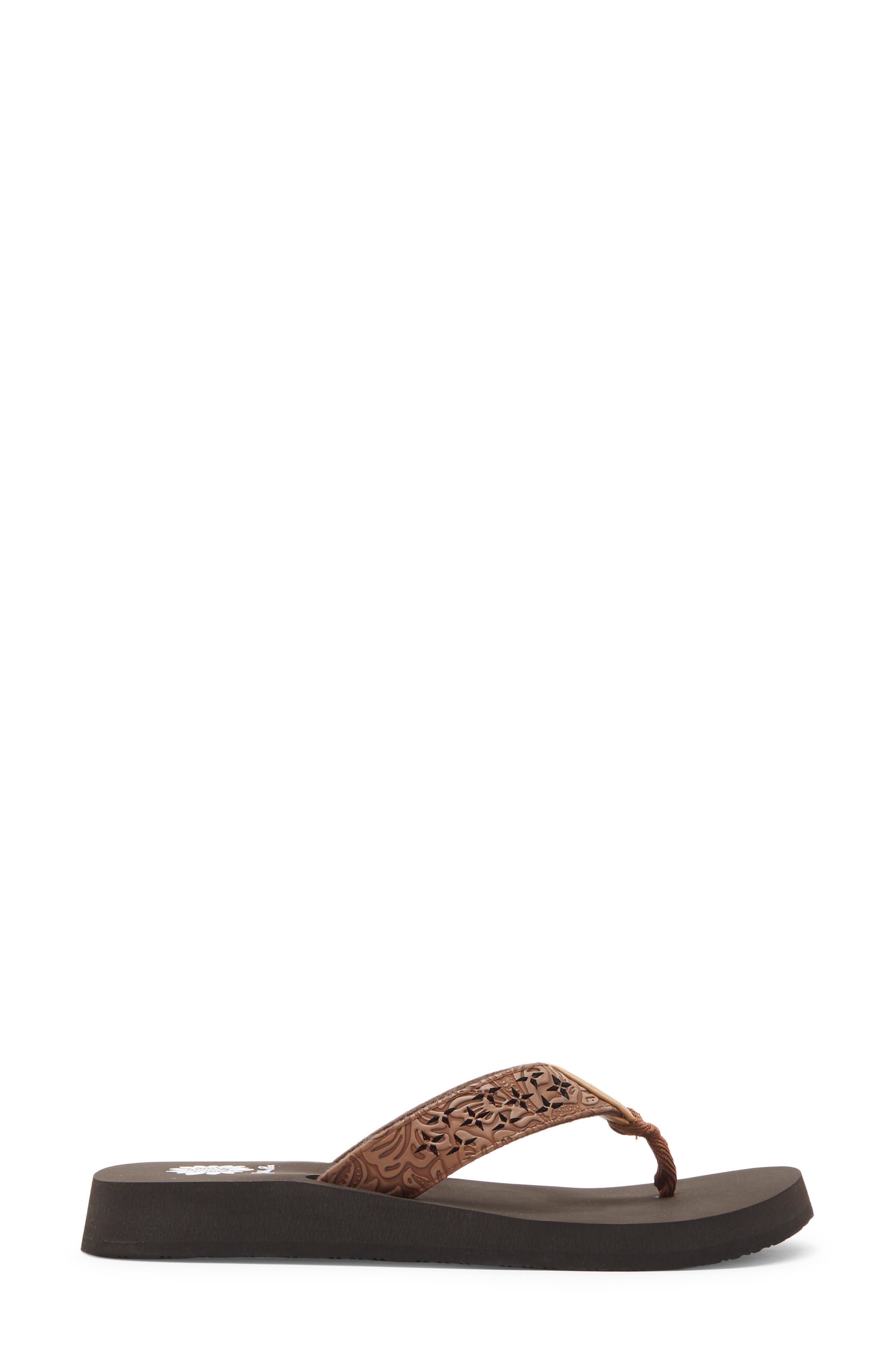 Yellow Box Premium Benji Lasercut Flip Flop (Women) | Nordstromrack
