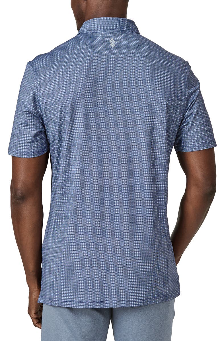 7 Diamonds Lenox Medallion Print Performance Polo | Nordstromrack