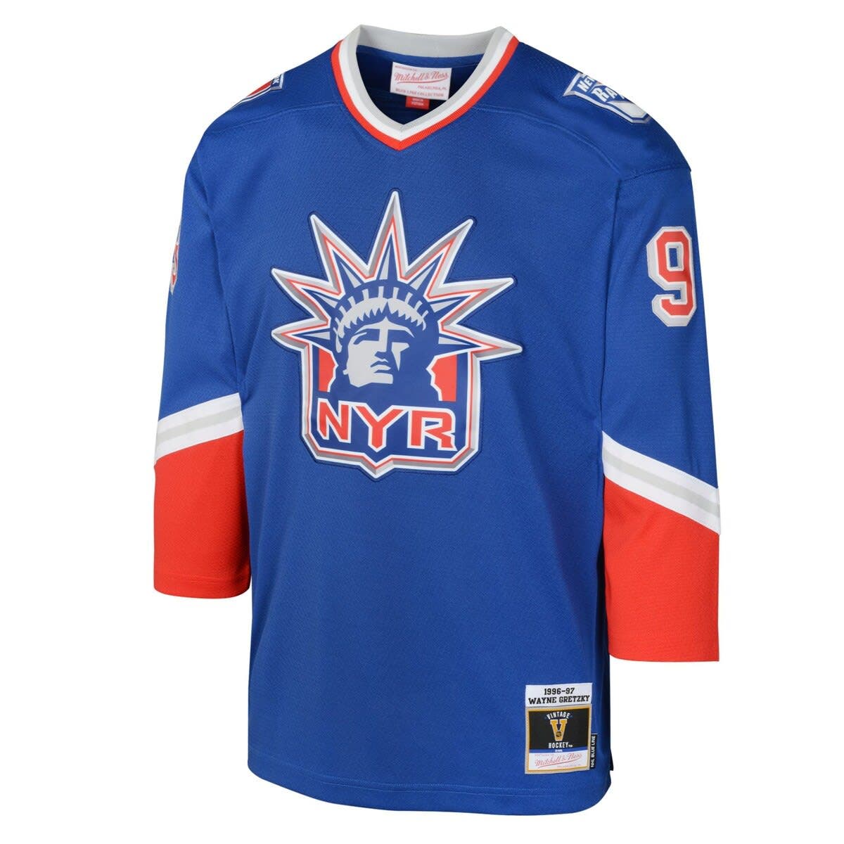 Mitchell & Ness Youth Mitchell & Ness Wayne Gretzky Royal New York ...
