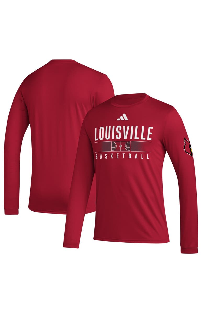 adidas Men's adidas Red Louisville Cardinals Practice Basketball ...