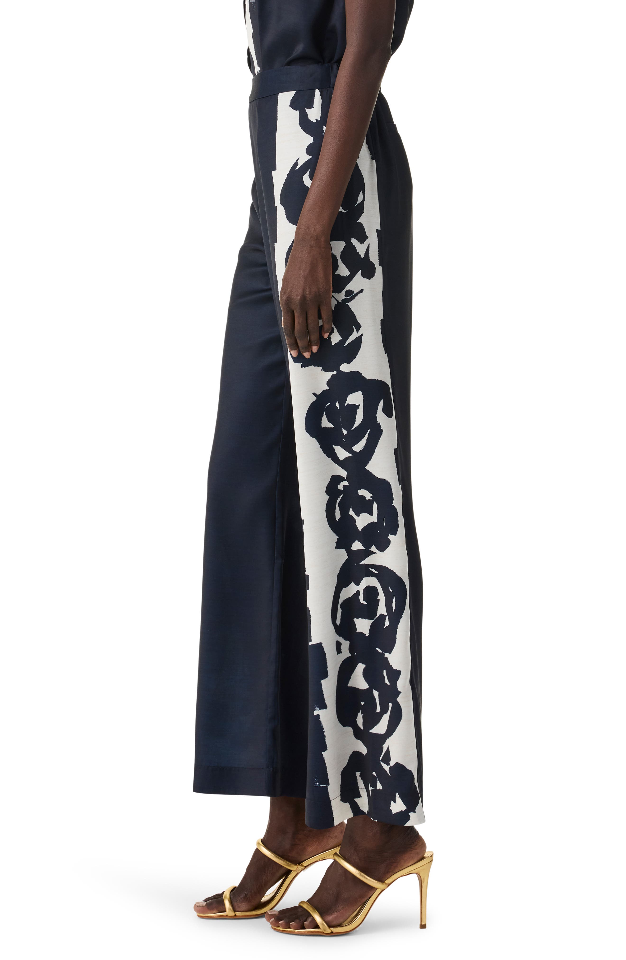 NIC+ZOE Rose Bloom Wide Leg Pants | Nordstromrack