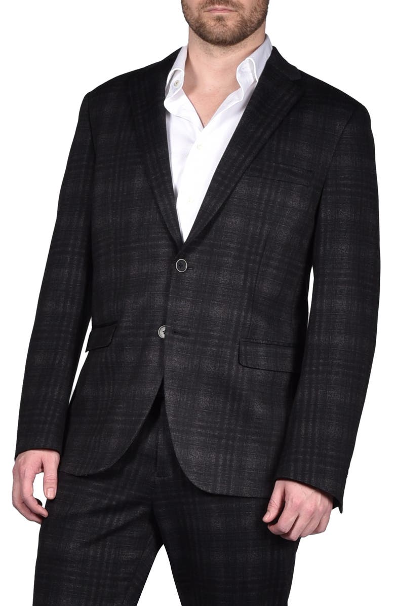 Perry Ellis Black Plaid Suit Separate Jacket | Nordstromrack
