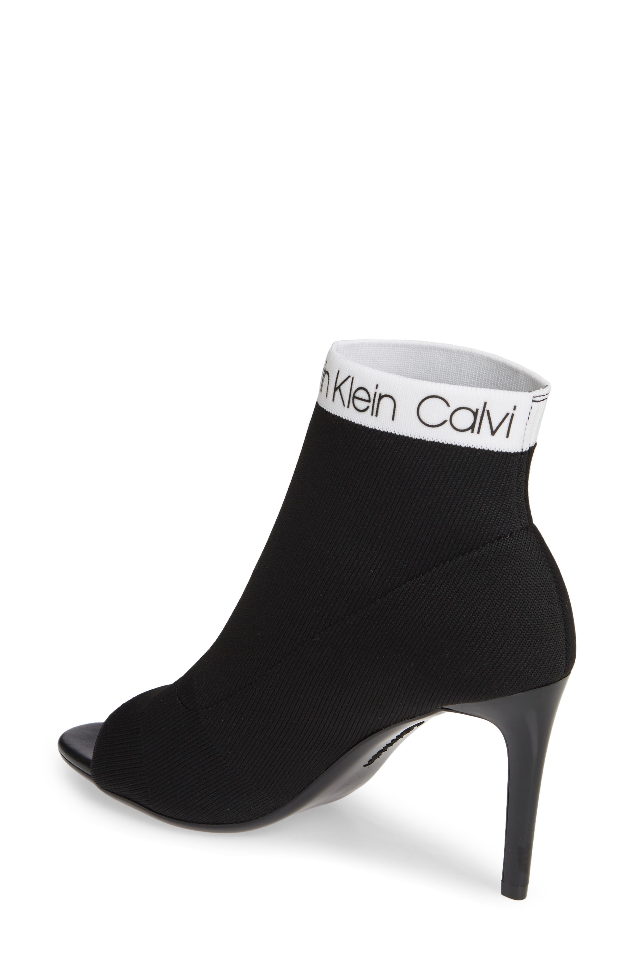 Calvin Klein Roscoe Open Toe Bootie (Women) | Nordstrom