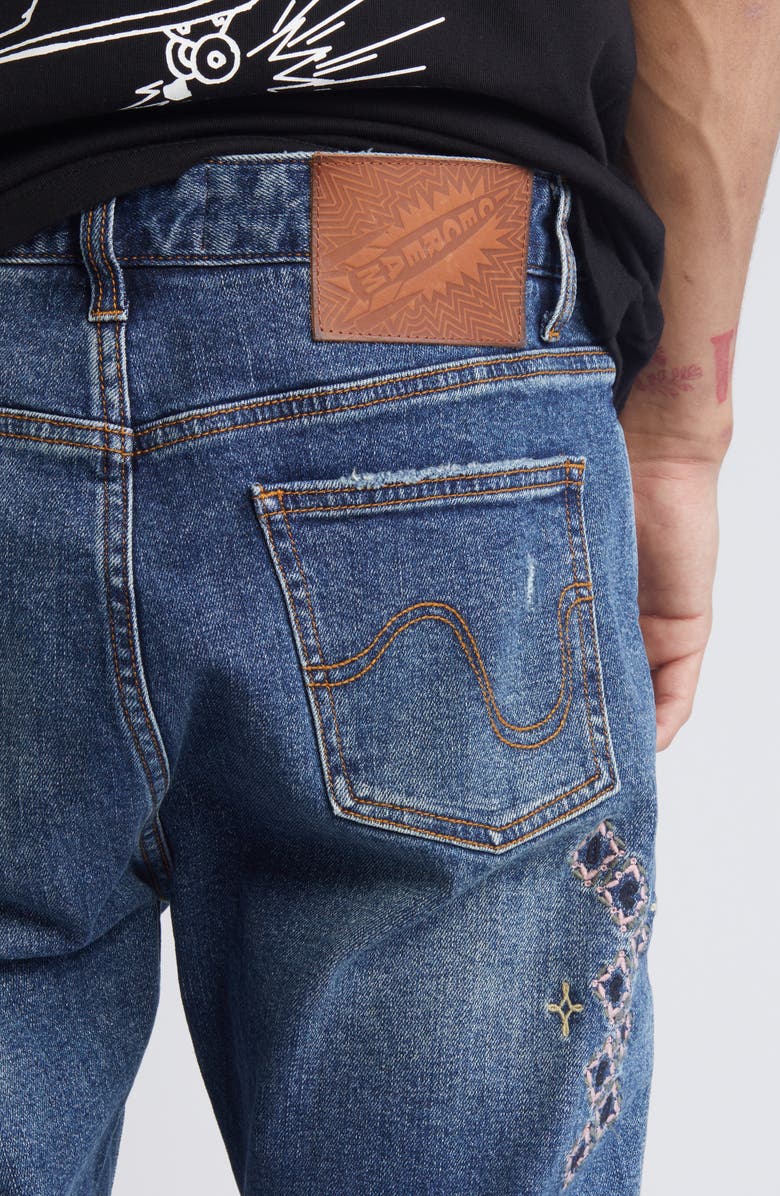 ICECREAM The Drums Ripped Straight Leg Jeans | Nordstromrack