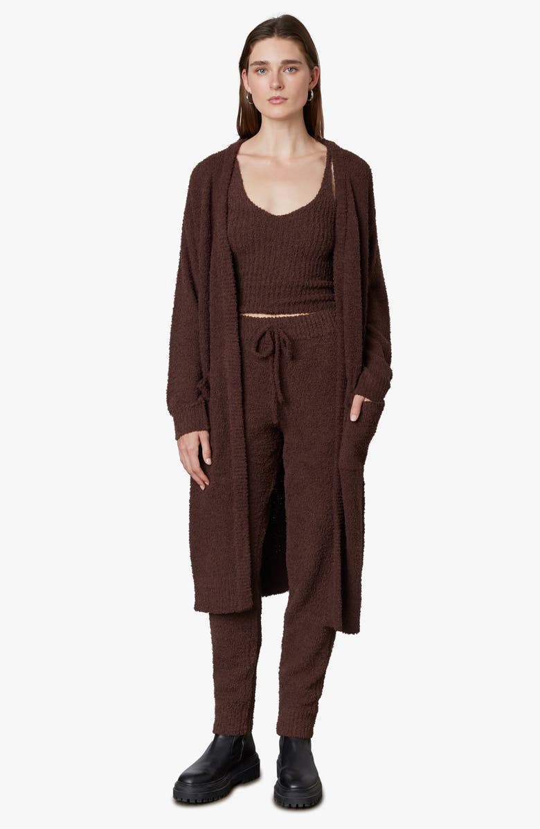 Nia Plush Longline Bouclé Cardigan | Nordstrom