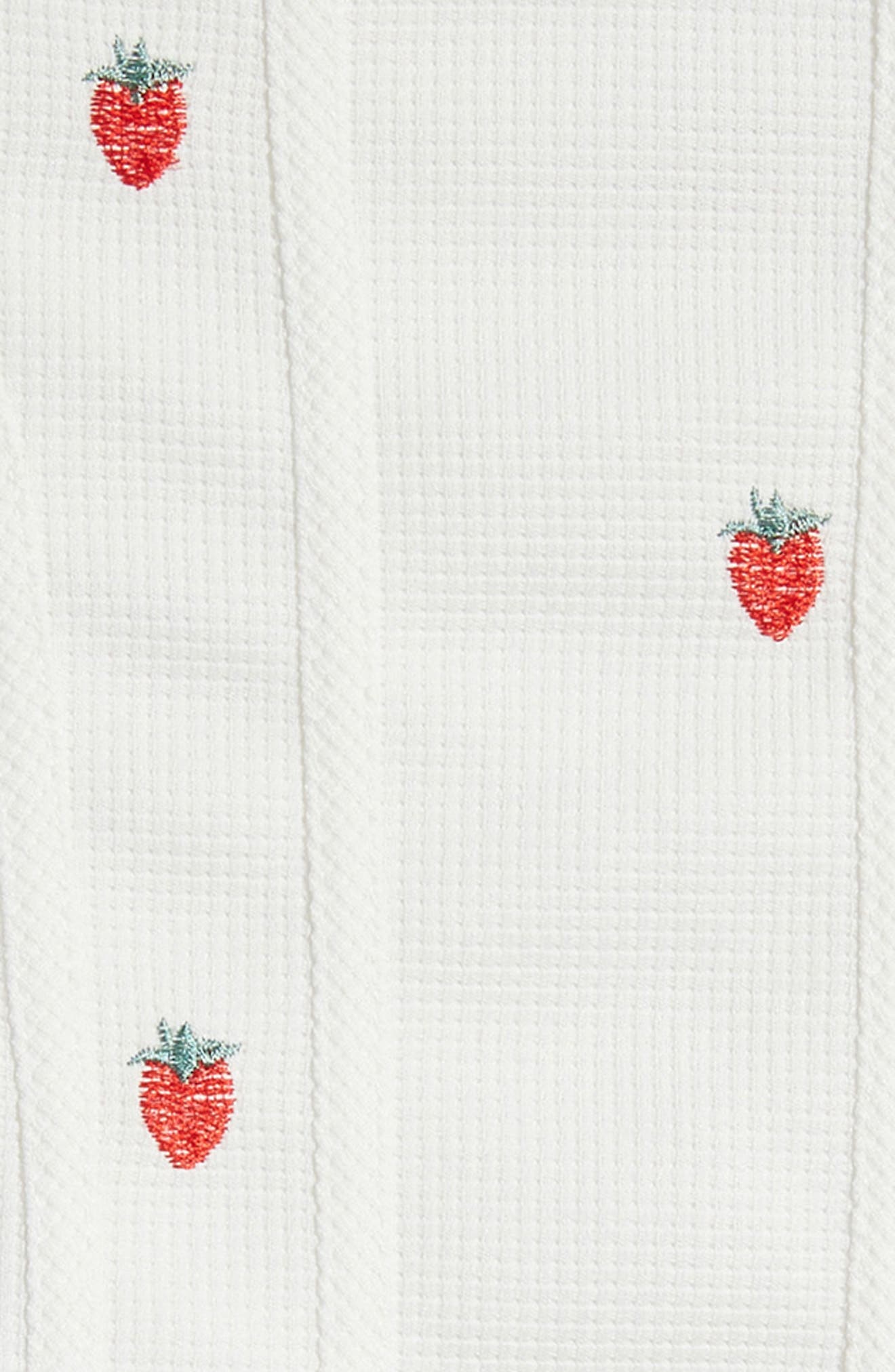 Freshman Kids' Embroidered Strawberry Seamed Top | Nordstromrack