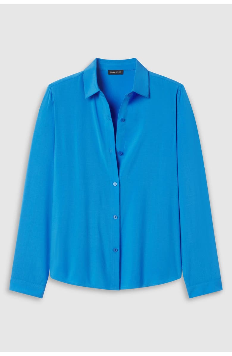 Franne Golde Easy Airy Poplin Button-Up Shirt | Nordstrom