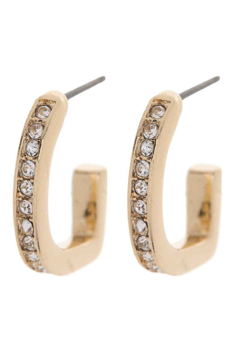 Pave D-Hoop Earrings (Women) | Nordstromrack