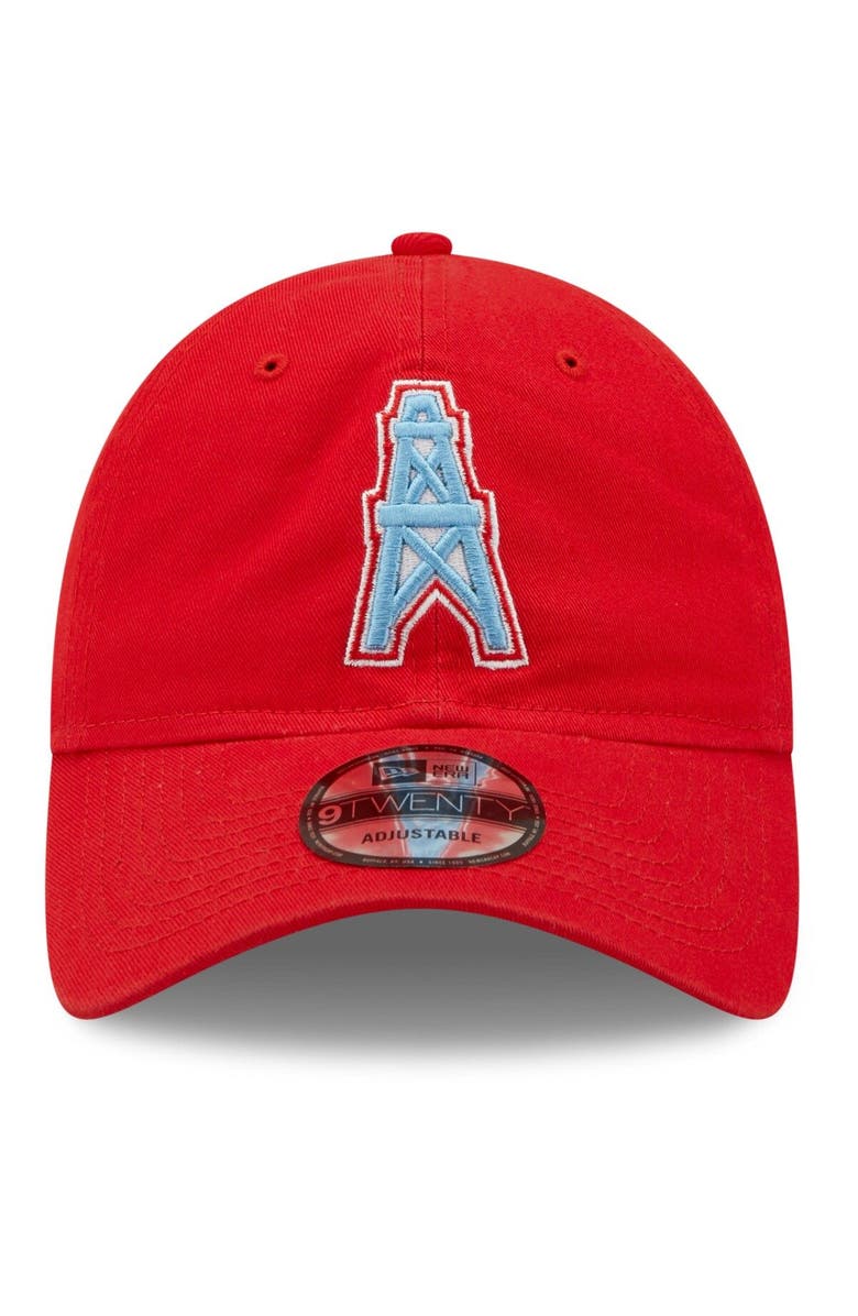 New Era Men's New Era Red Houston Oilers Core Classic 2.0 Historic Logo ...