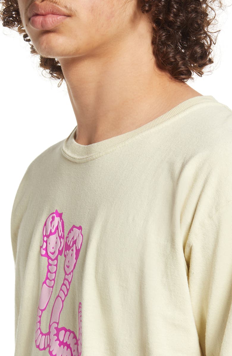 PLEASURES Men's Mud Pigment Graphic Tee | Nordstromrack