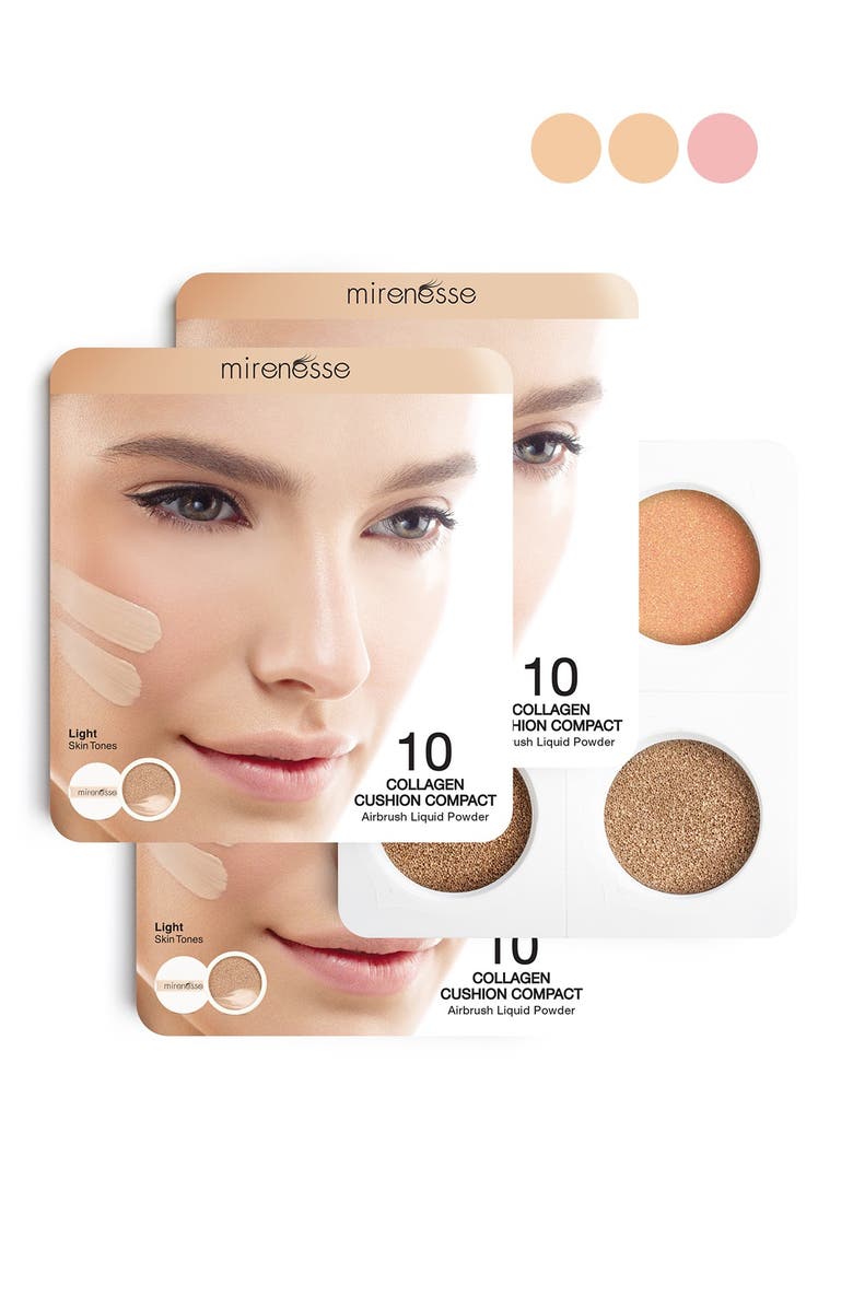 MIRENESSE Collagen Cushion Mini Take Aways Light - Set of 3 - Medium ...