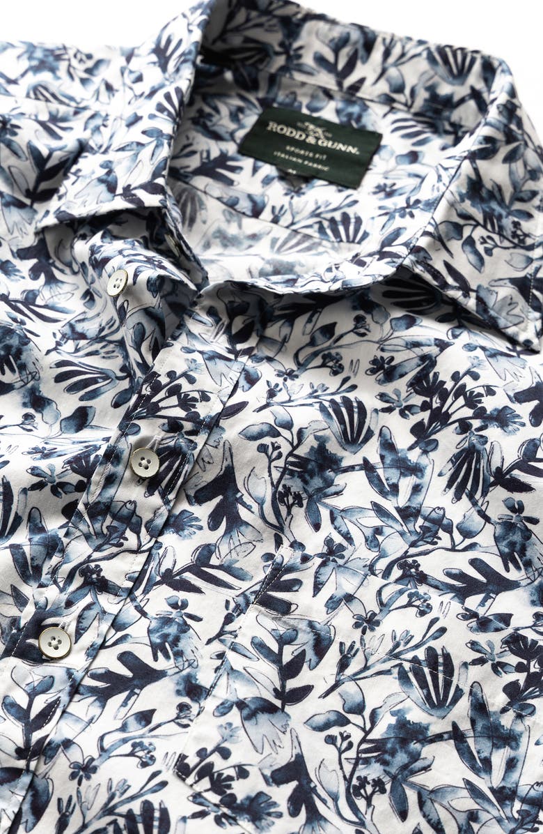 Rodd & Gunn Herbertville Floral Short Sleeve Button-Up Shirt ...