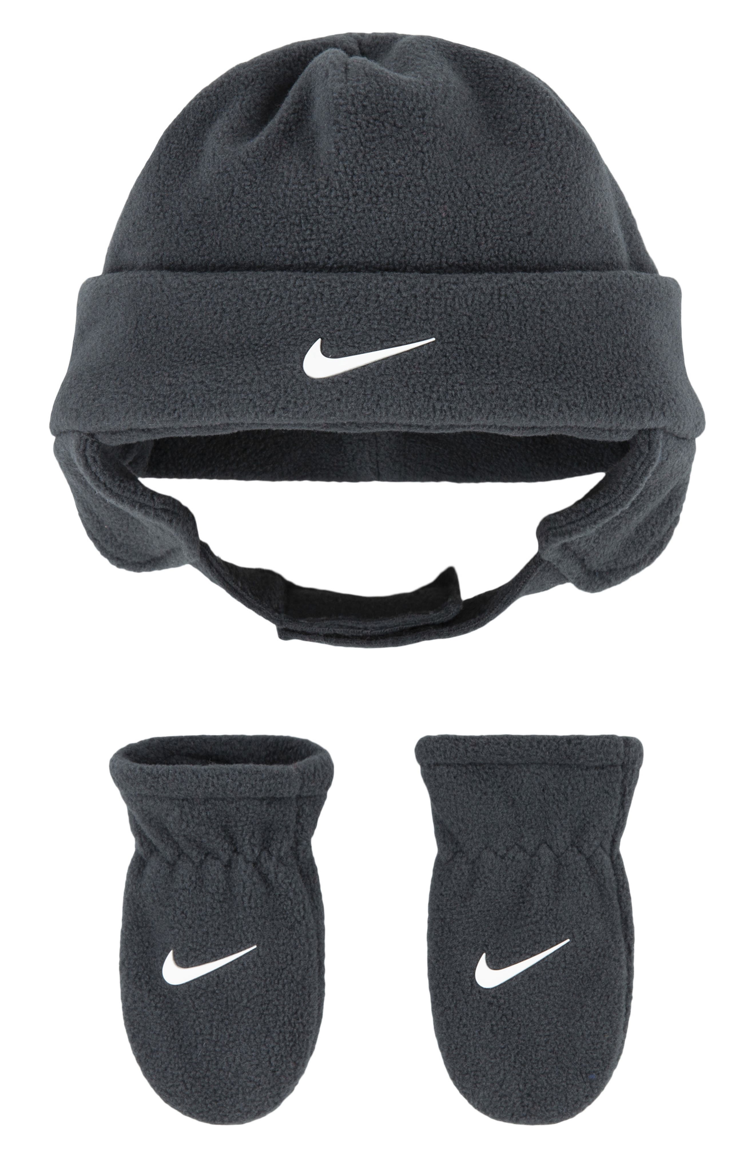 Nike Swoosh Fleece Cap & Mittens | Nordstromrack