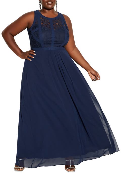 Blue Plus-Size Formal Dresses & Evening Gowns | Nordstrom