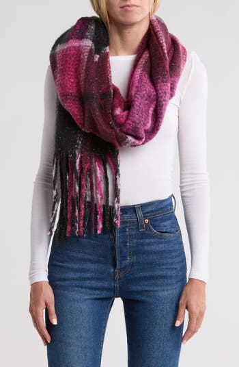 Steve Madden Lofty Plaid Scarf | Nordstromrack