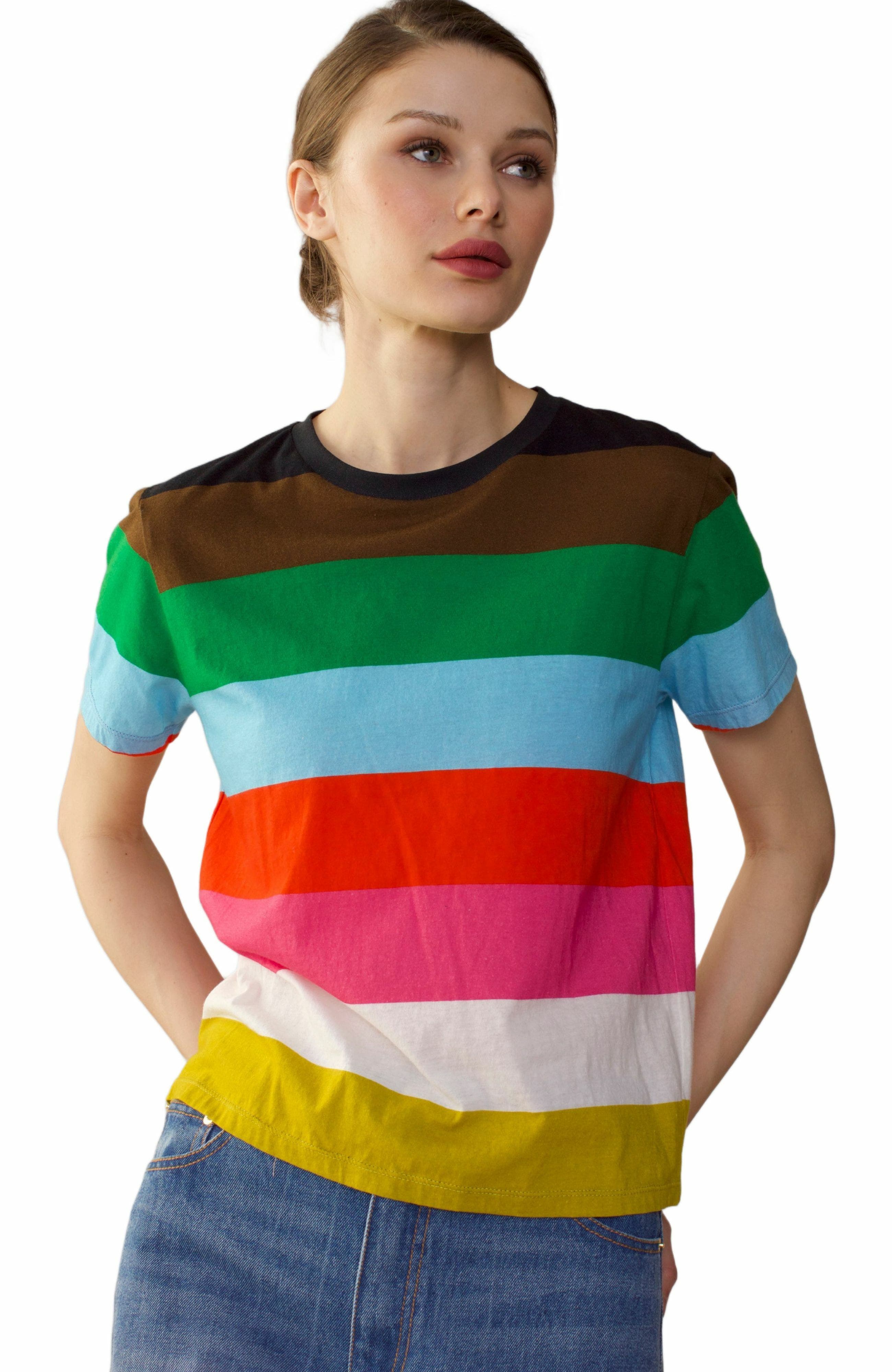 Cynthia Rowley Striped Tee | Nordstrom