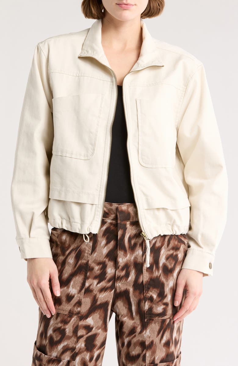 Democracy Double Layer Denim Bomber Jacket | Nordstromrack