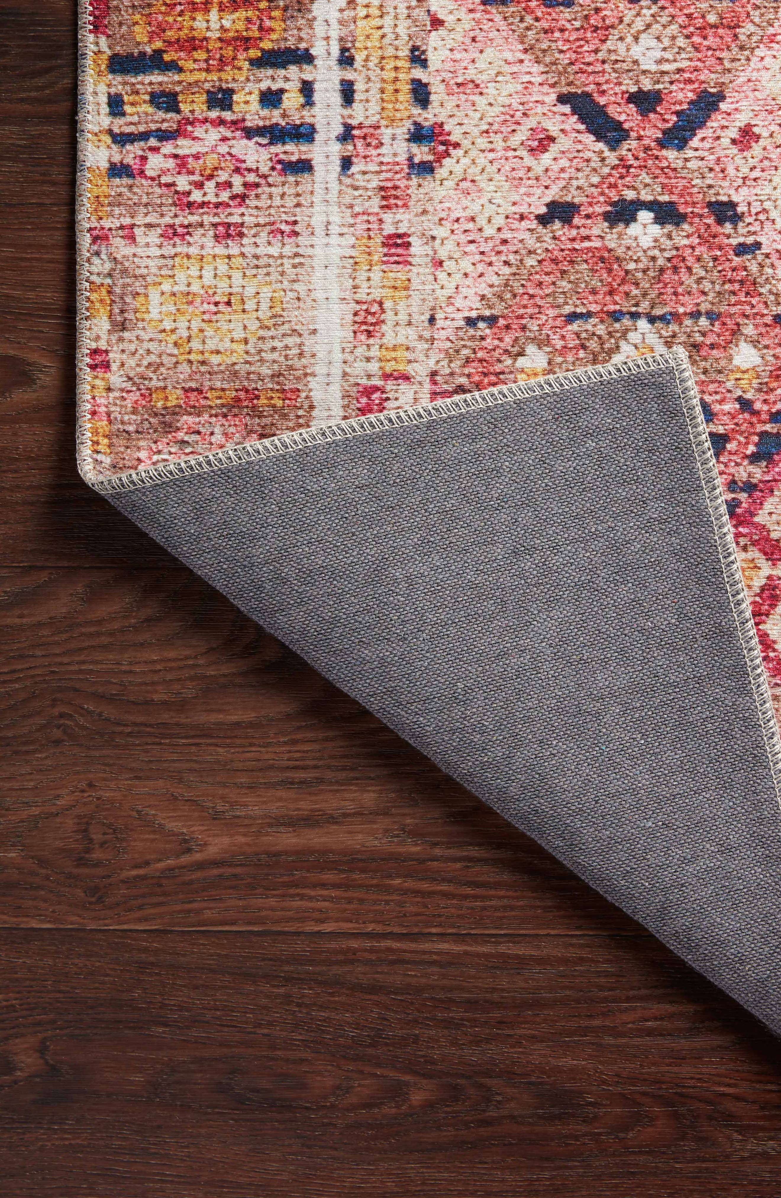 LOLOI Layla Collection Rug - Magenta/Multi- 5' x 8' | Nordstromrack