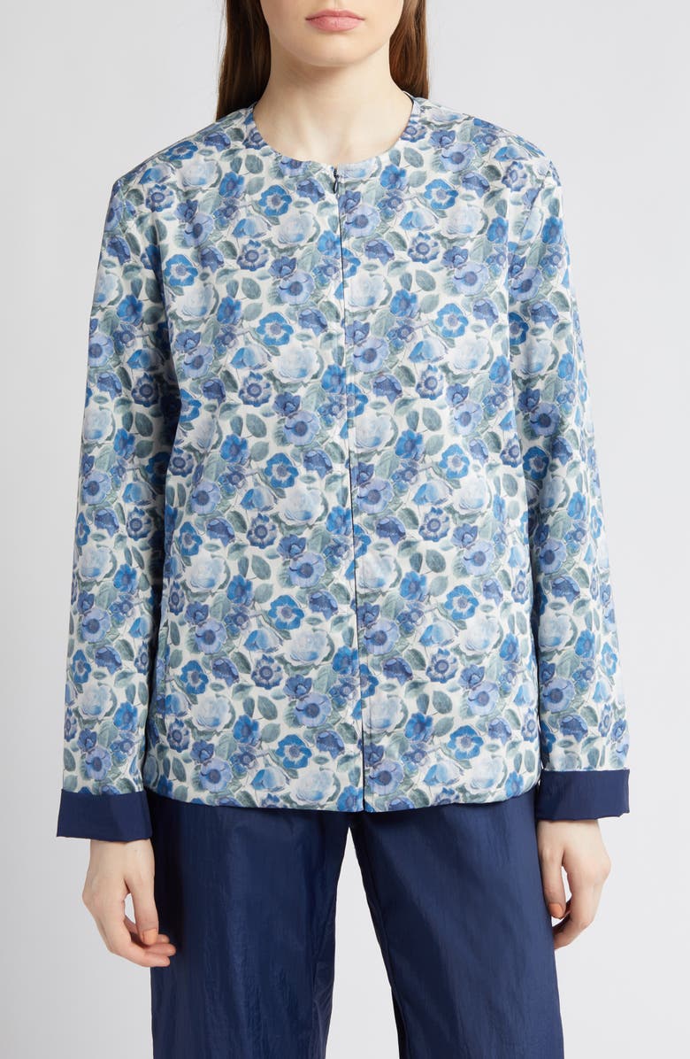 COMING OF AGE x Liberty London Heidi Rose Print Boxy Reversible Jacket ...
