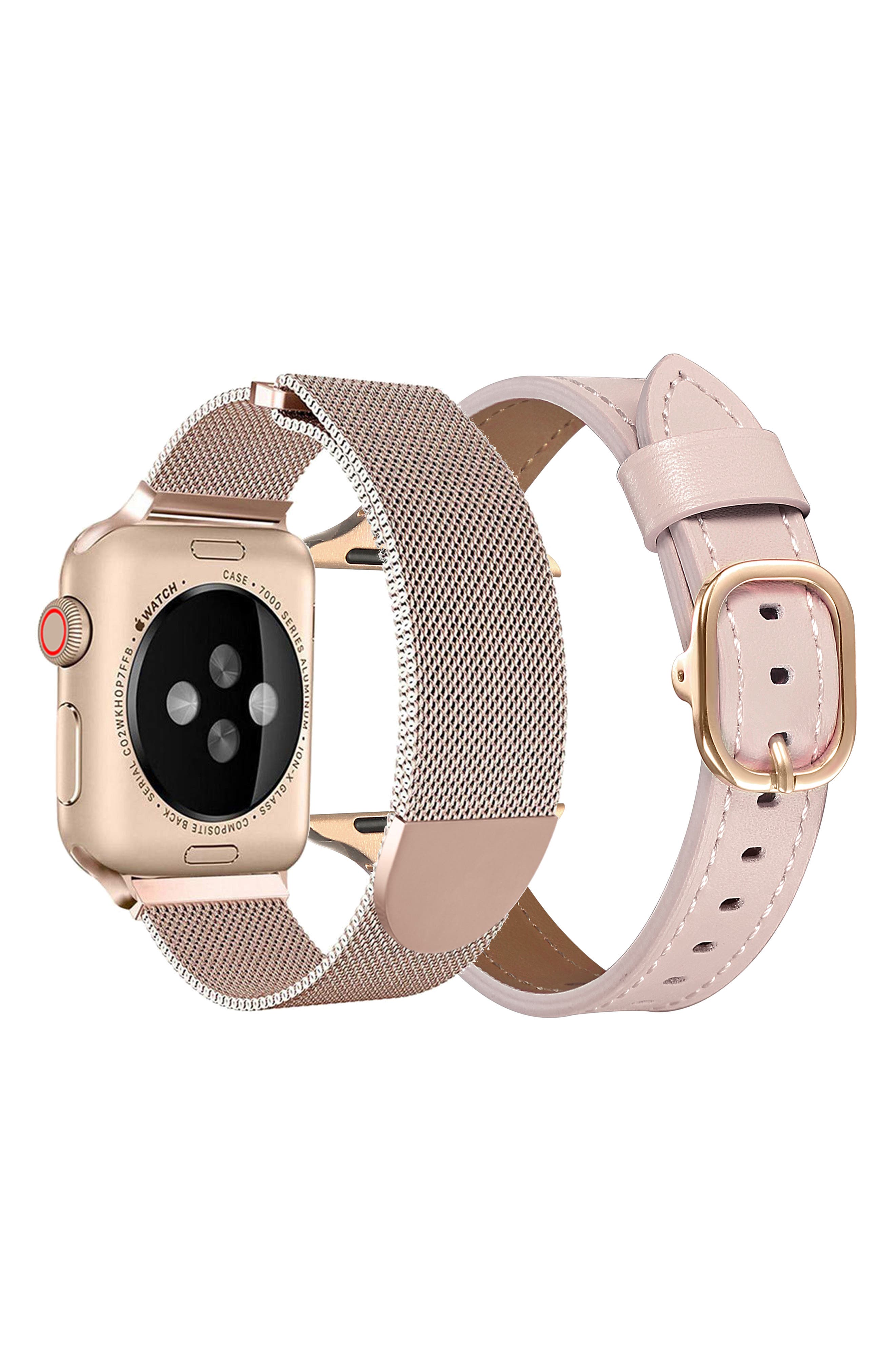 The Posh Tech Assorted 2-Pack Apple Watch® Watchbands | Nordstromrack