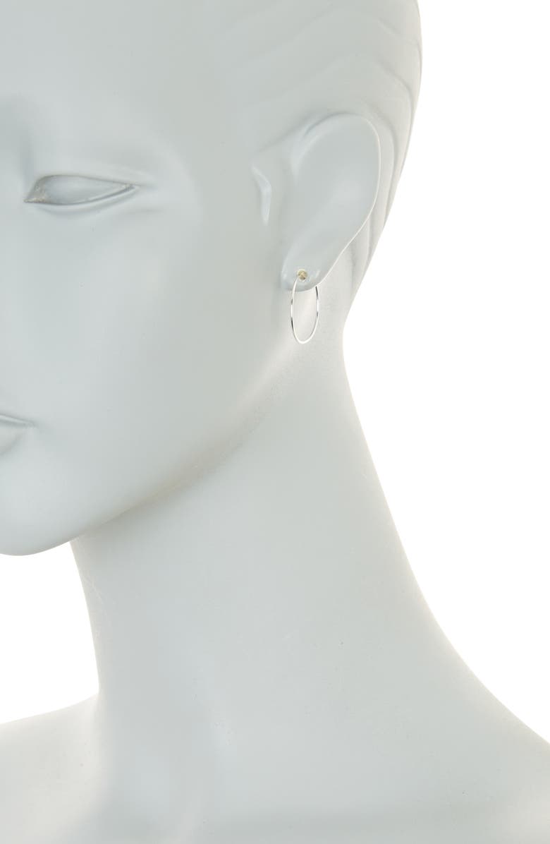 Madewell Sterling Silver Wire Hoop Earrings | Nordstromrack