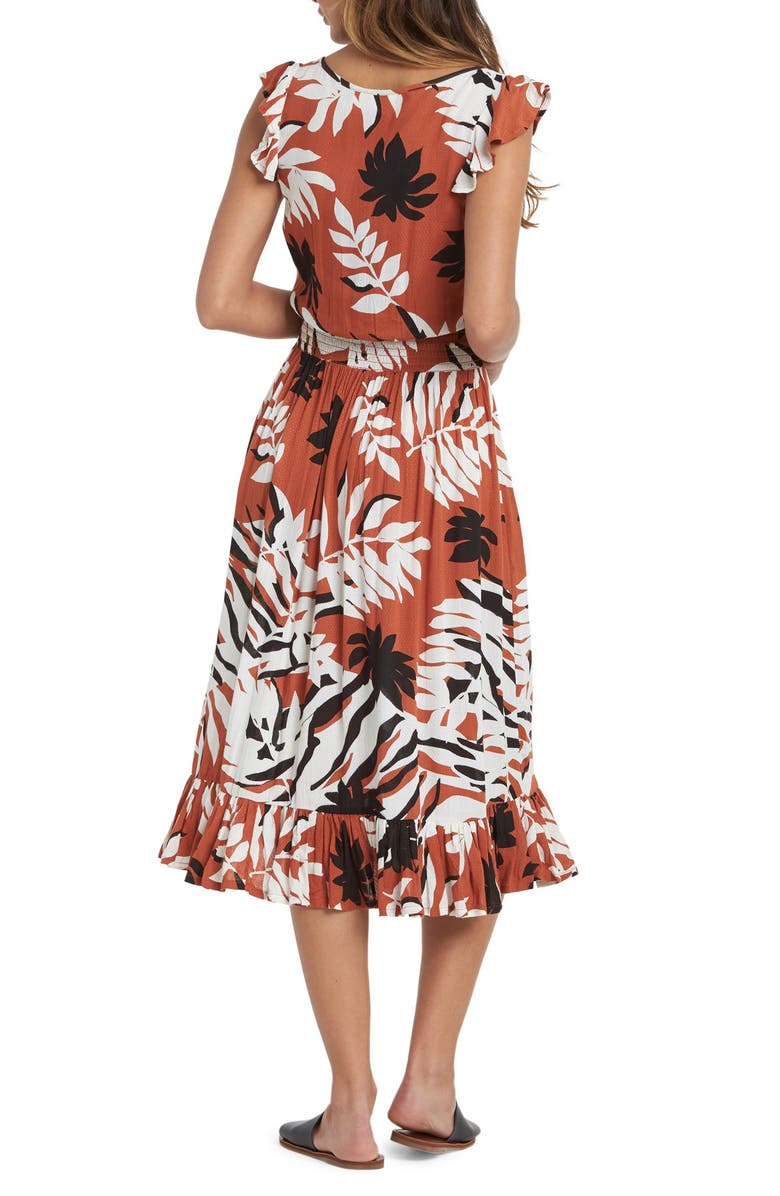 Roxy Time To Skip Savanna Ruffle Dress | Nordstrom