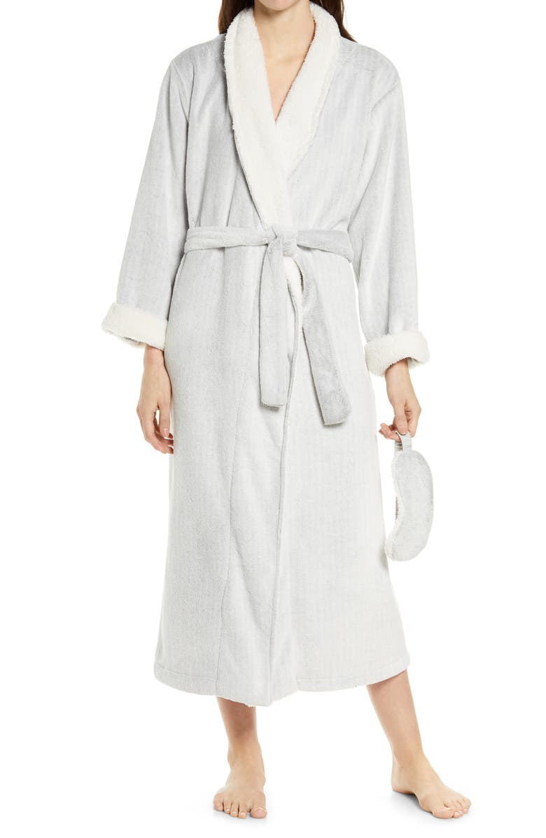 Papinelle High Pile Fleece Robe & Sleep Mask Set | Nordstromrack