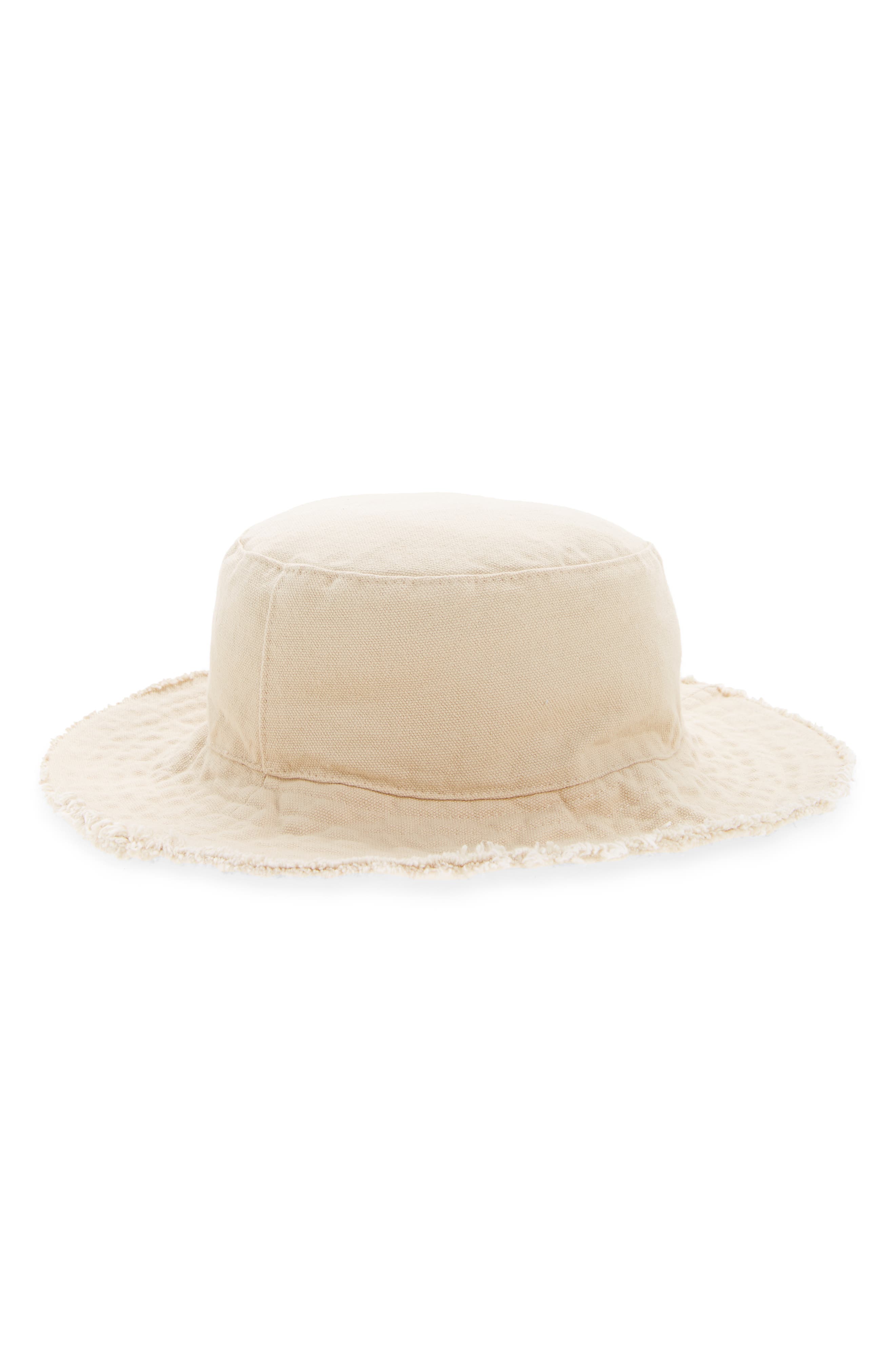 Topshop Raw Edge Floppy Brim Bucket Hat | Nordstrom