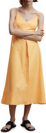MANGO Stripe A-Line Sundress | Nordstrom
