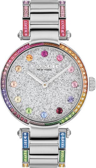 COACH Cary Crystal Bracelet Watch, 34mm | Nordstrom