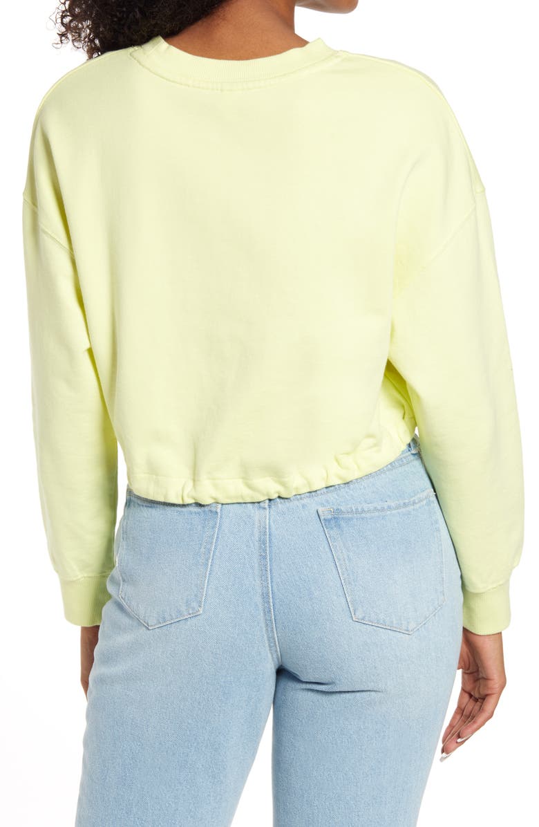 BP. Care for Your Mother Crop Organic Cotton Sweatshirt | Nordstromrack