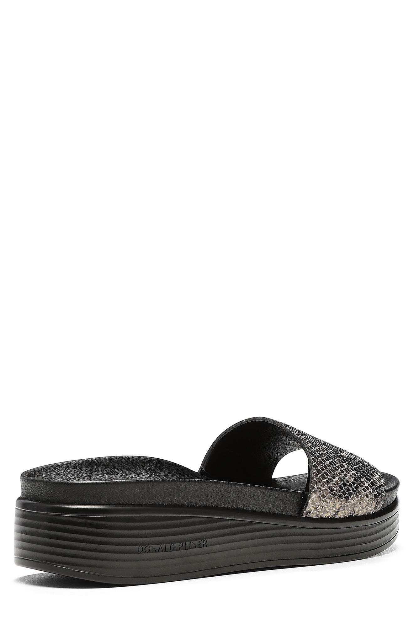 Donald Pliner Snake Embossed Leather Slide Sandal (Women) | Nordstromrack