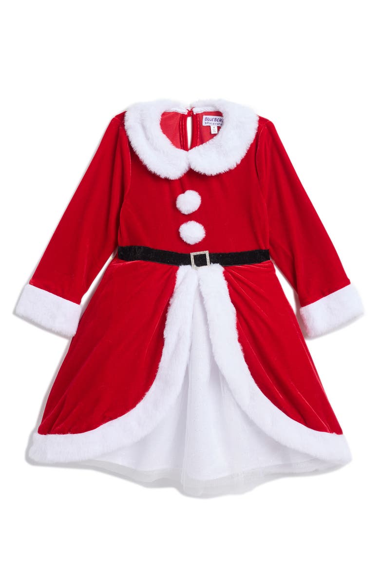 BLUEBERI boulevard Kids' Santa Party Dress | Nordstromrack