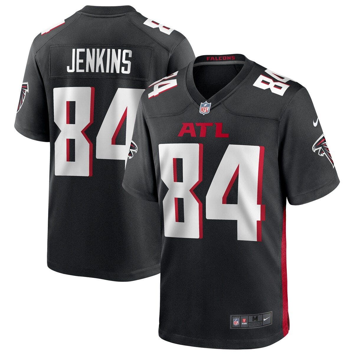 Nike Men's Nike Alfred Jenkins Black Atlanta Falcons Game Retired ...