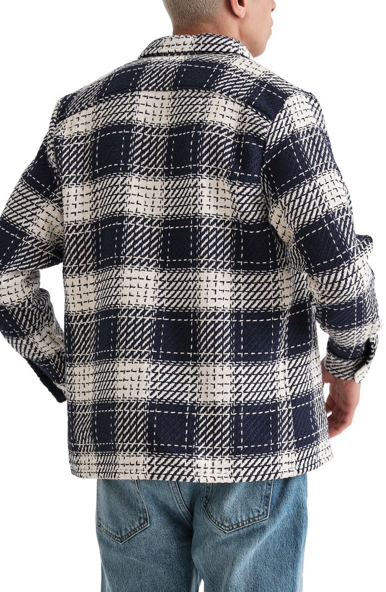 Wax London Whiting Marine Beatnik Button-Up Overshirt | Nordstrom