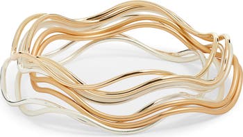 Nordstrom Set of 8 Wavy Bangles | Nordstromrack