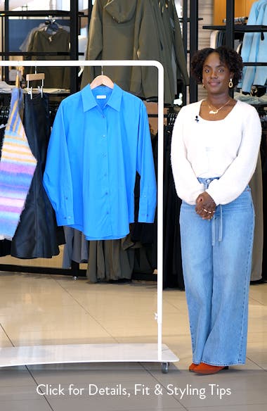 Nordstrom Cotton Poplin Button-Up Shirt | Nordstromrack