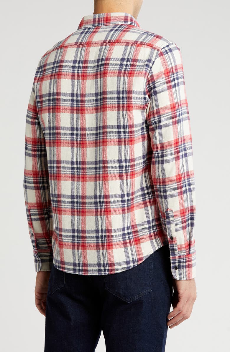 FLAG AND ANTHEM Bryson Plaid Cotton Button-Up Flannel Shirt | Nordstromrack