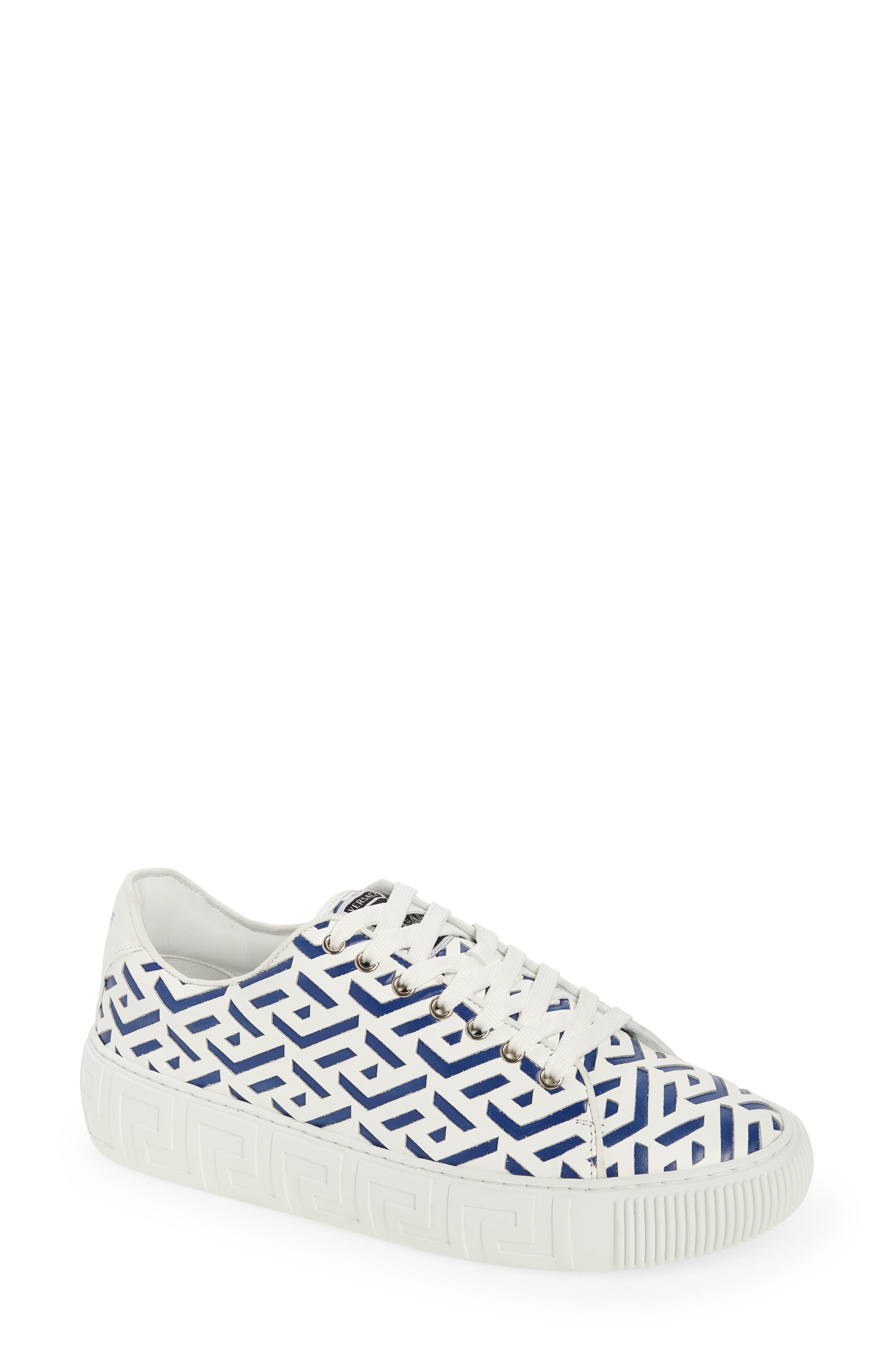 Versace La Greca Cutout Sneaker (Men) | Nordstrom