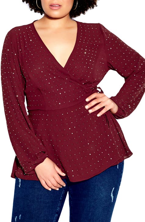 Red Plus-Size Blouses | Nordstrom